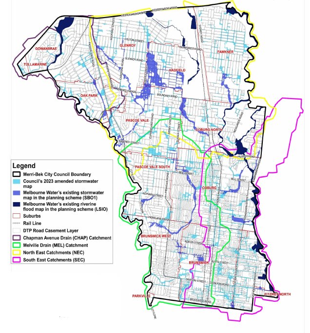 Flood Risk climate impacts: 12,000 Merri-bek properties at stormwater ...